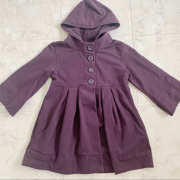 Old Navy | Jackets & Coats | Vintage Purple Pleated Pea Coat Girls ...